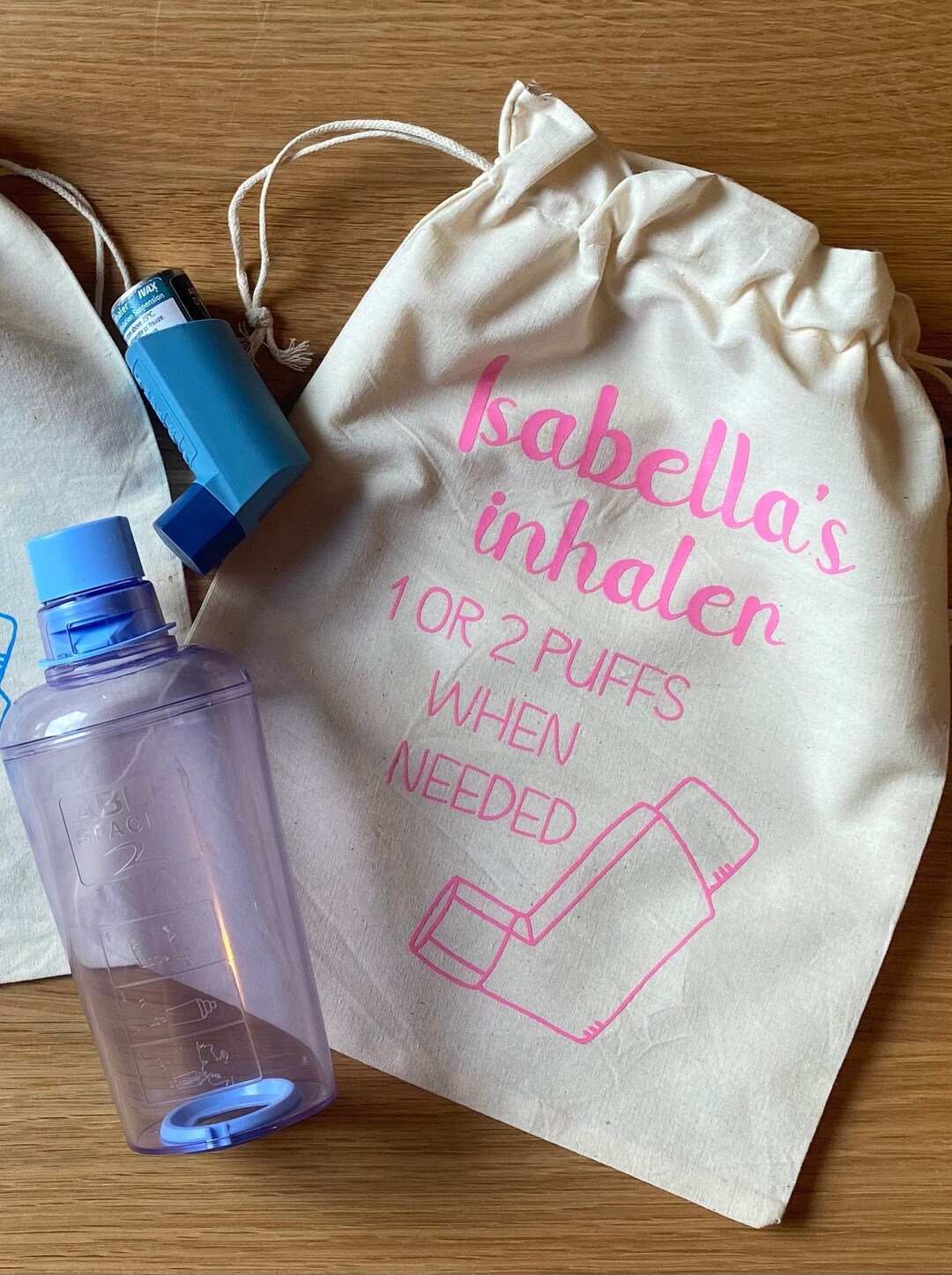 Asthma Inhaler & Spacer Bag / Pouch - Etsy UK