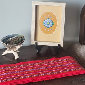 Cree Beadwork, Metis Flower Beadwork, Native Beadwork, Framed Bead Work ...
