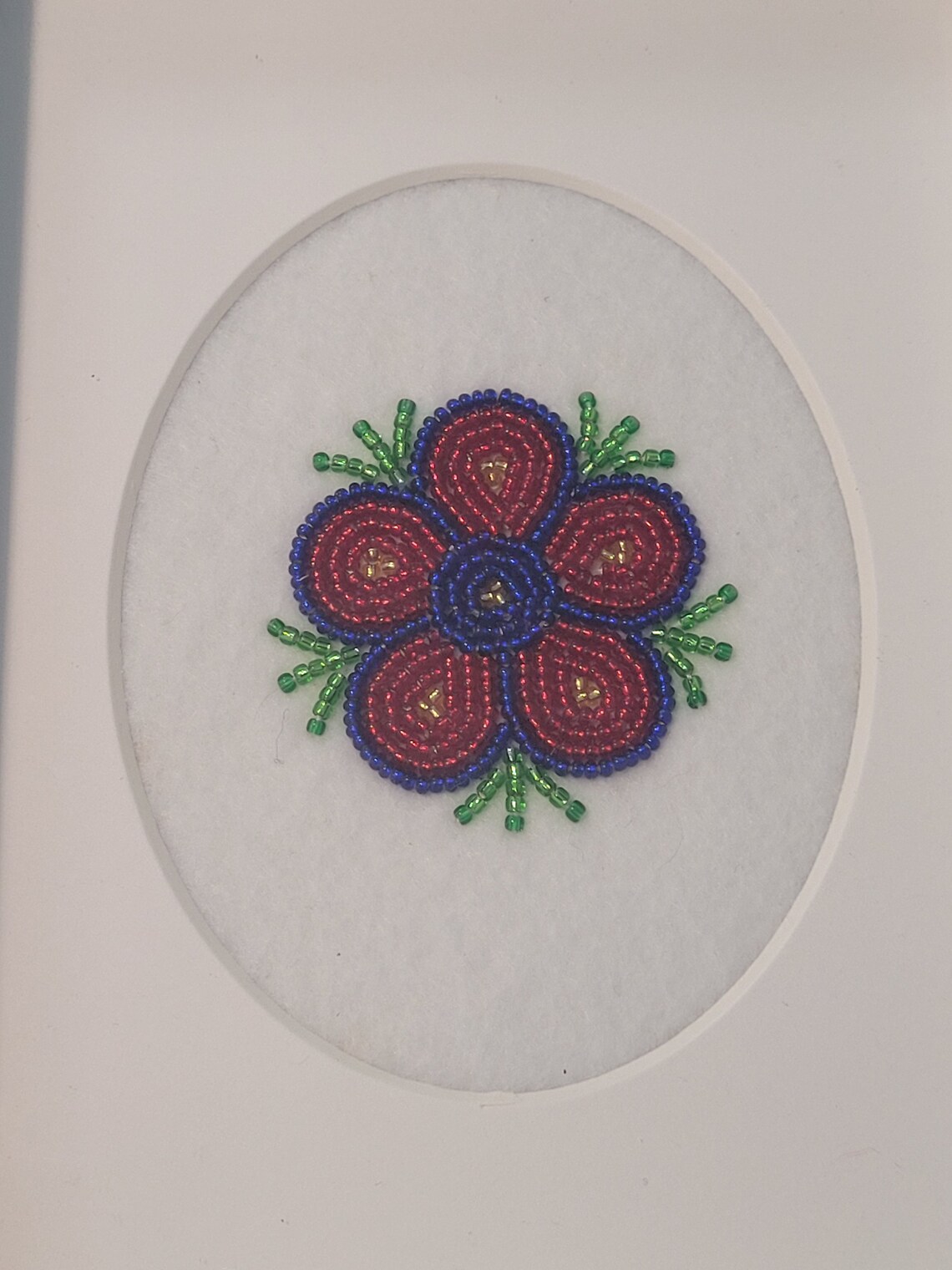 Metis Flower Beadwork, Cree Beadwork, Native Beadwork, Framed Bead Work ...