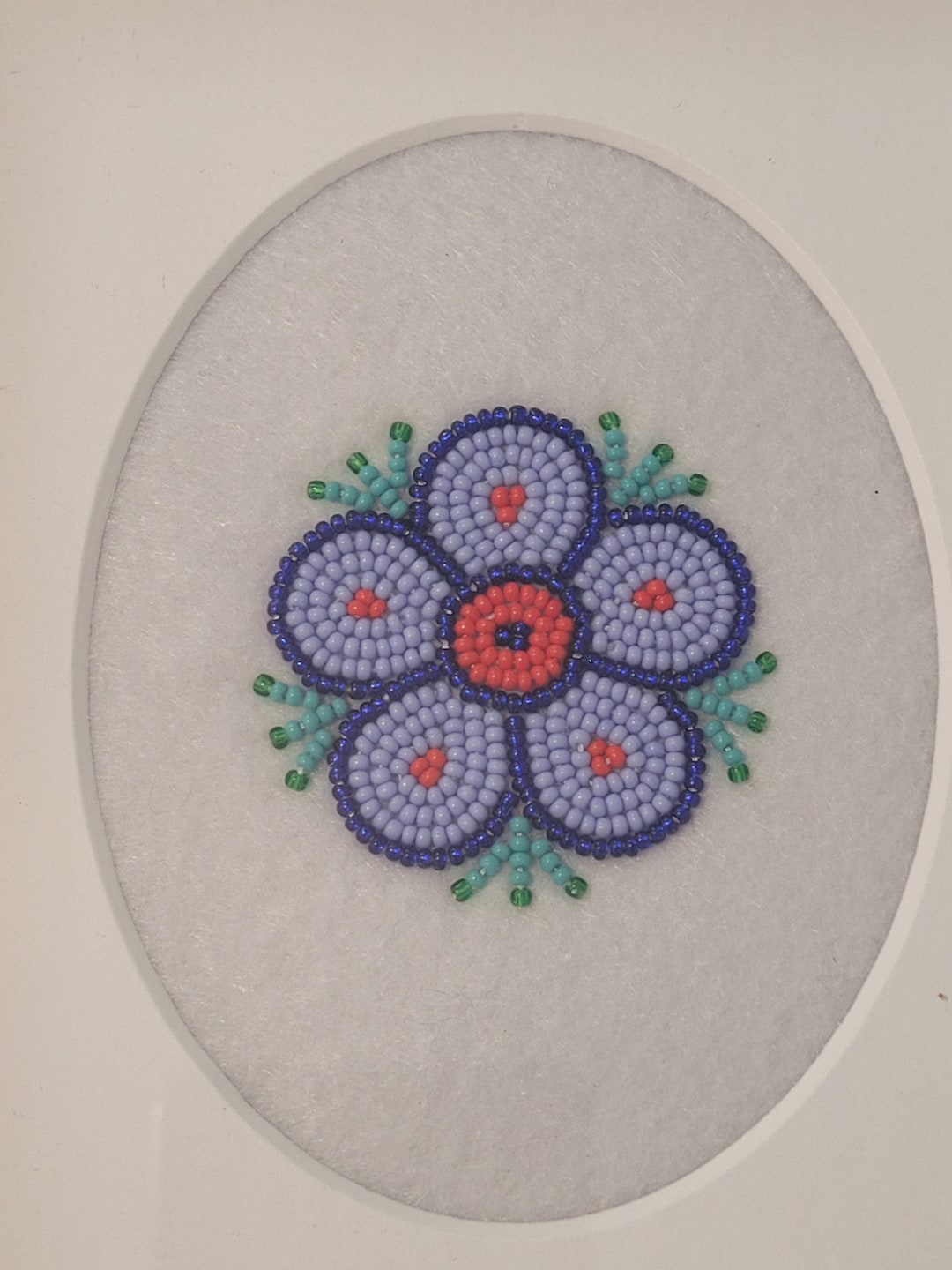 Cree Beadwork, Metis Flower Beadwork, Native Beadwork, Framed Bead Work ...