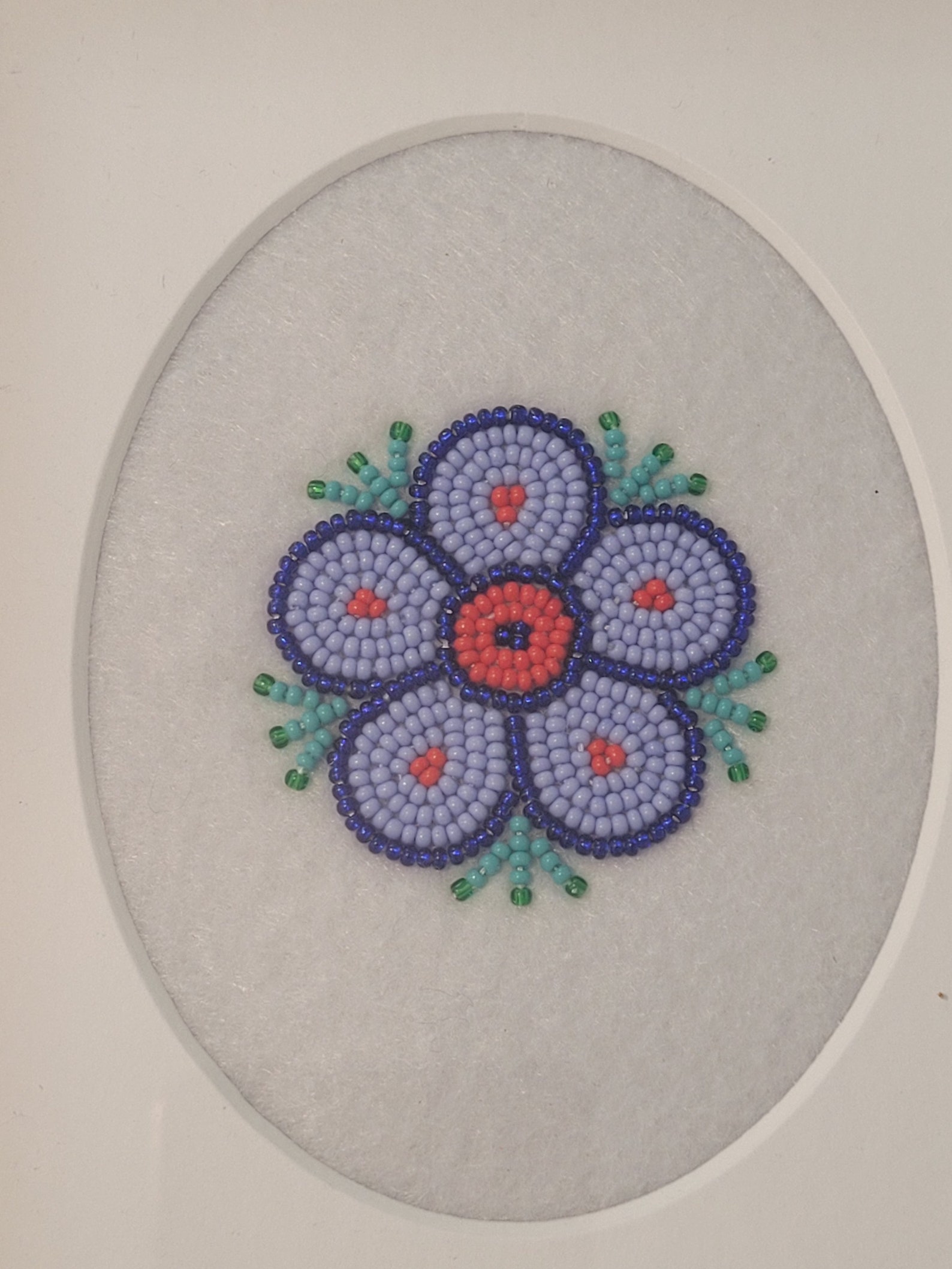 Cree Beadwork, Metis Flower Beadwork, Native Beadwork, Framed Bead Work ...
