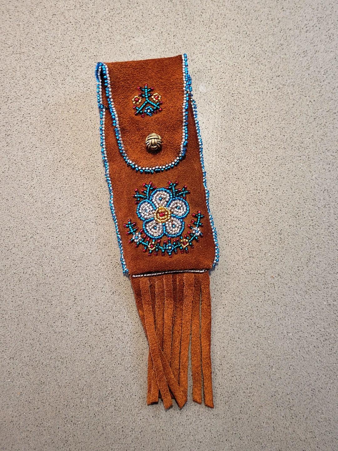Beaded Belt Pouch - Etsy