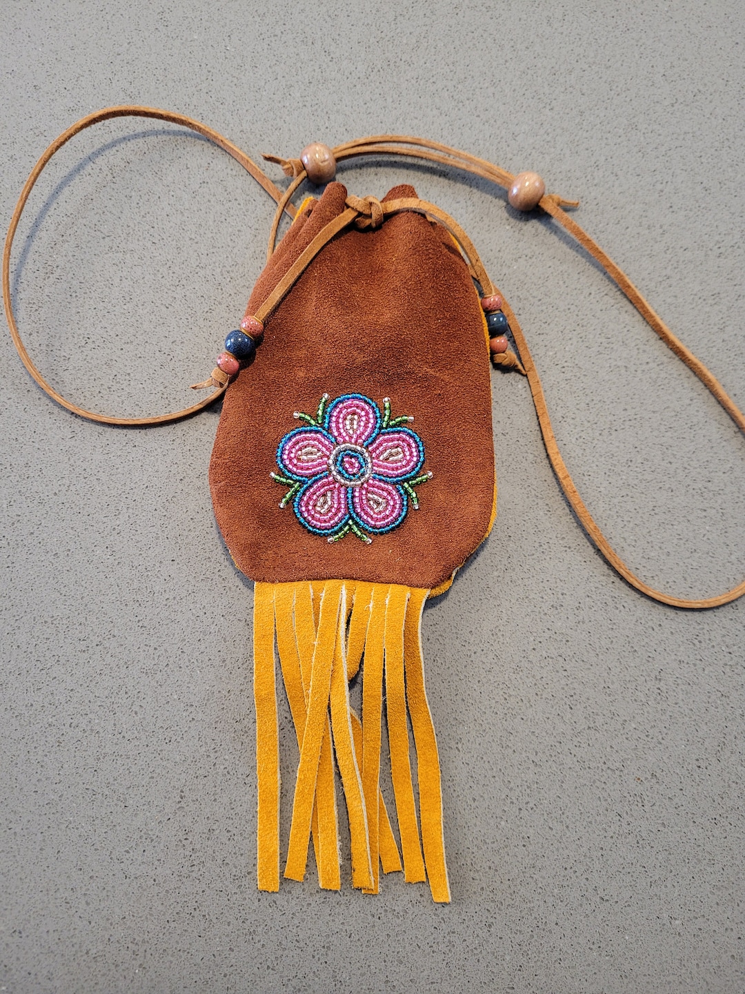 Beaded Pouch, Indigenous Medicine Pouch, Coin Purse, Dice Bag, - Etsy