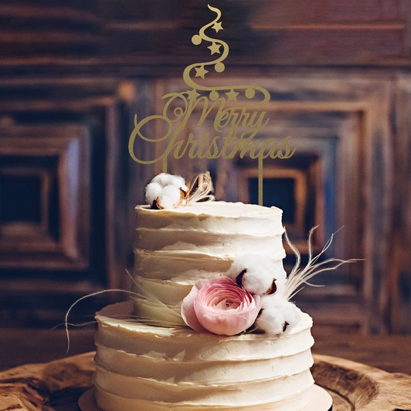 Tree Cake Topper - Etsy