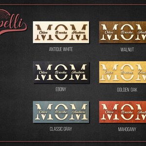 Customized Mom Sign | Mom Name Sign | Custom Wood Mom Sign | Mothers ...