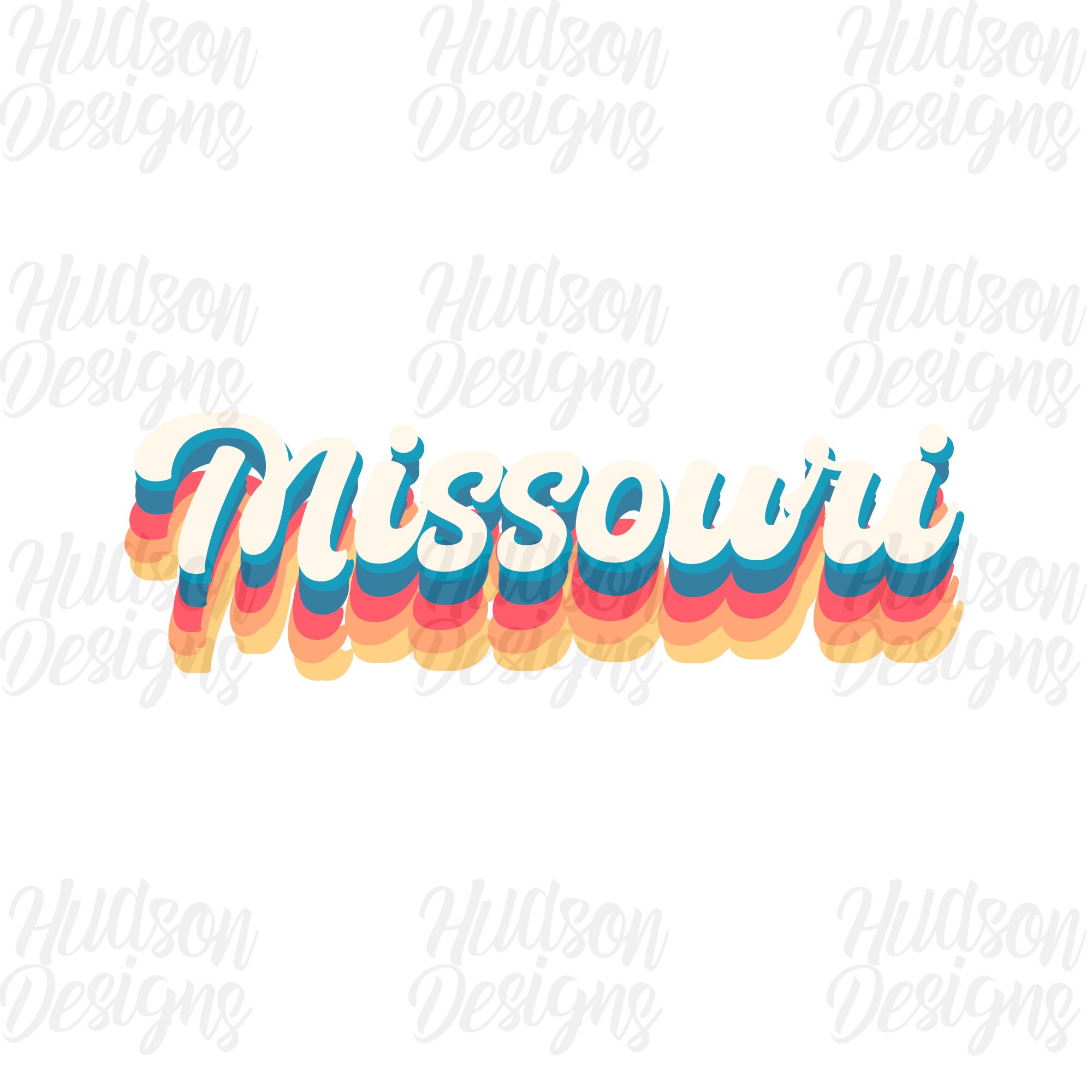 Retro Missouri PNG Sublimation Design U.S. State Vintage - Etsy