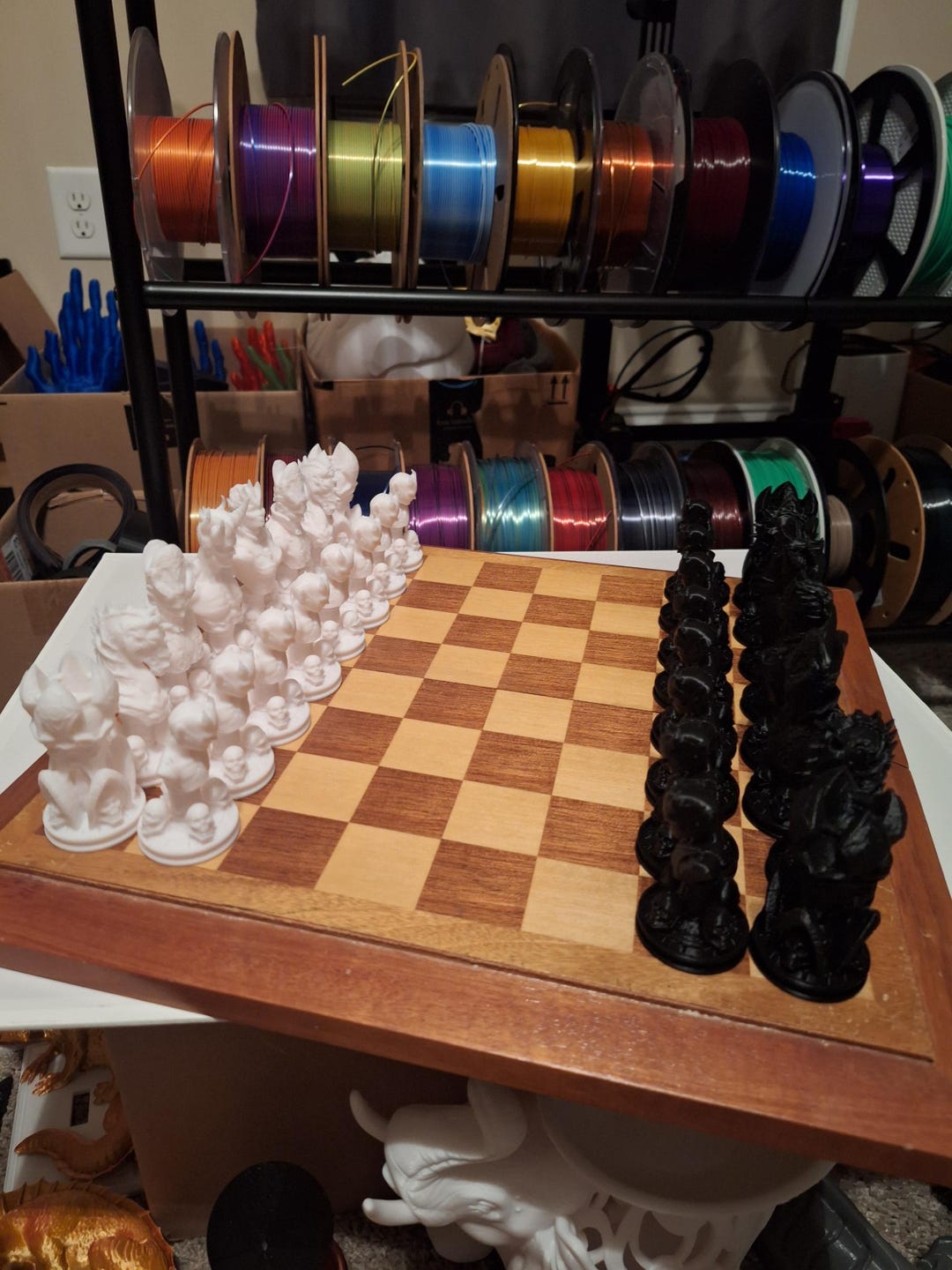 Demon Chess Set - Etsy