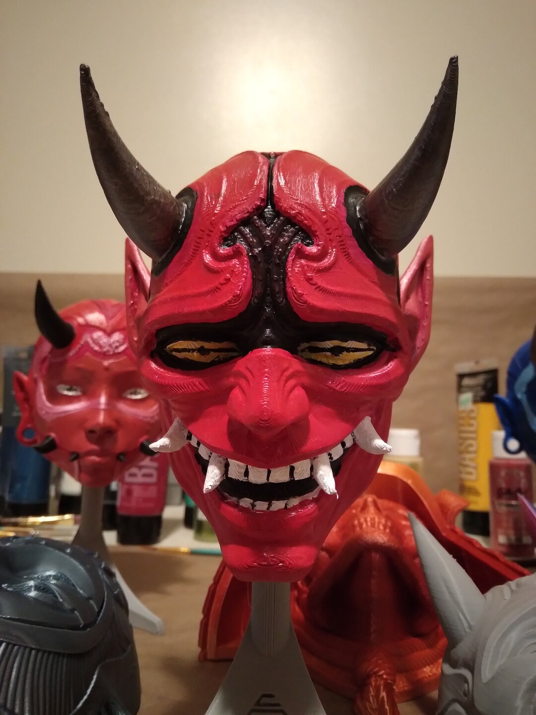 Hannya Oni Mask - Etsy
