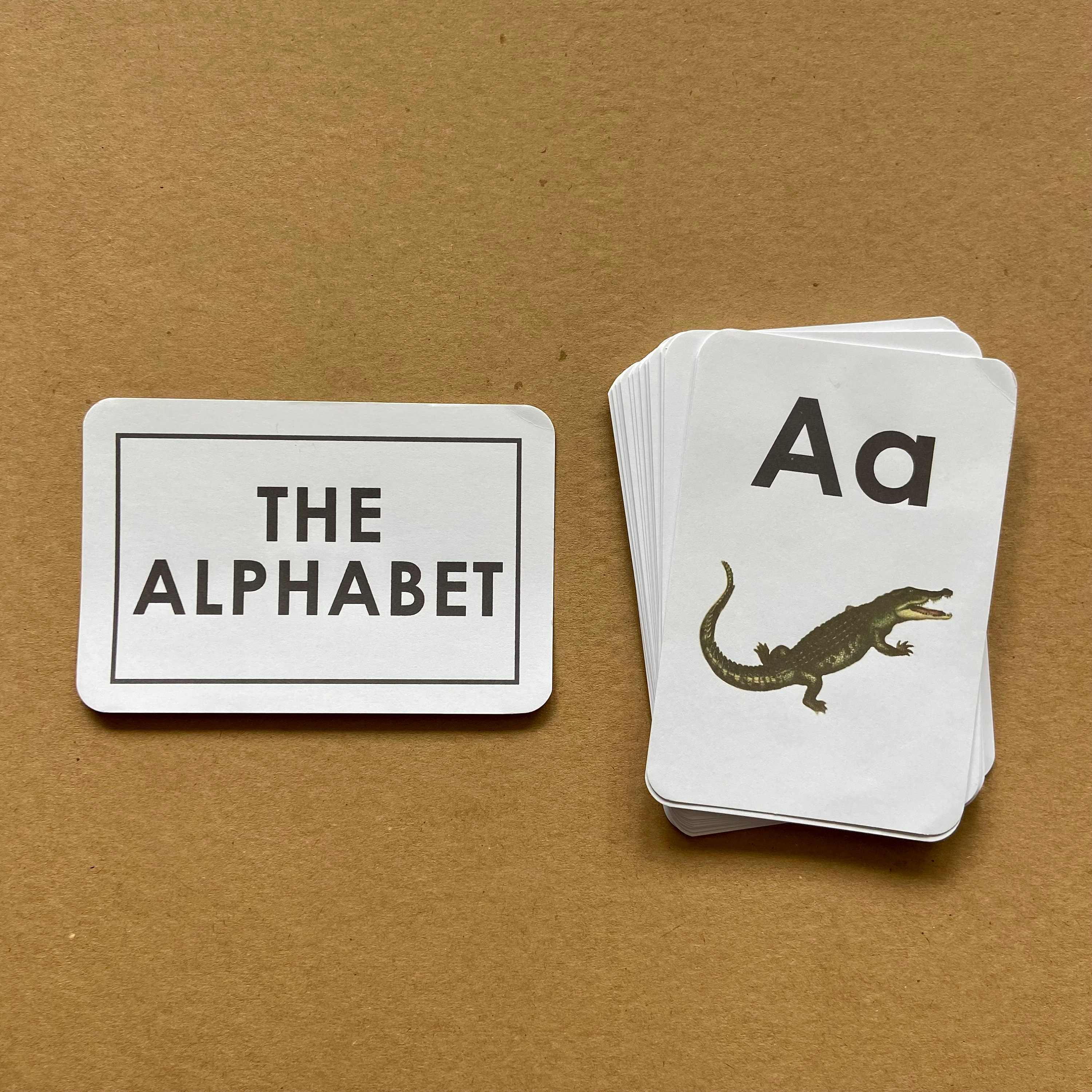 Alphabet Flashcards - Etsy