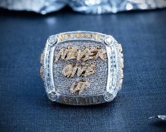 Men Custom Diamond Hip Hop Ring - Etsy