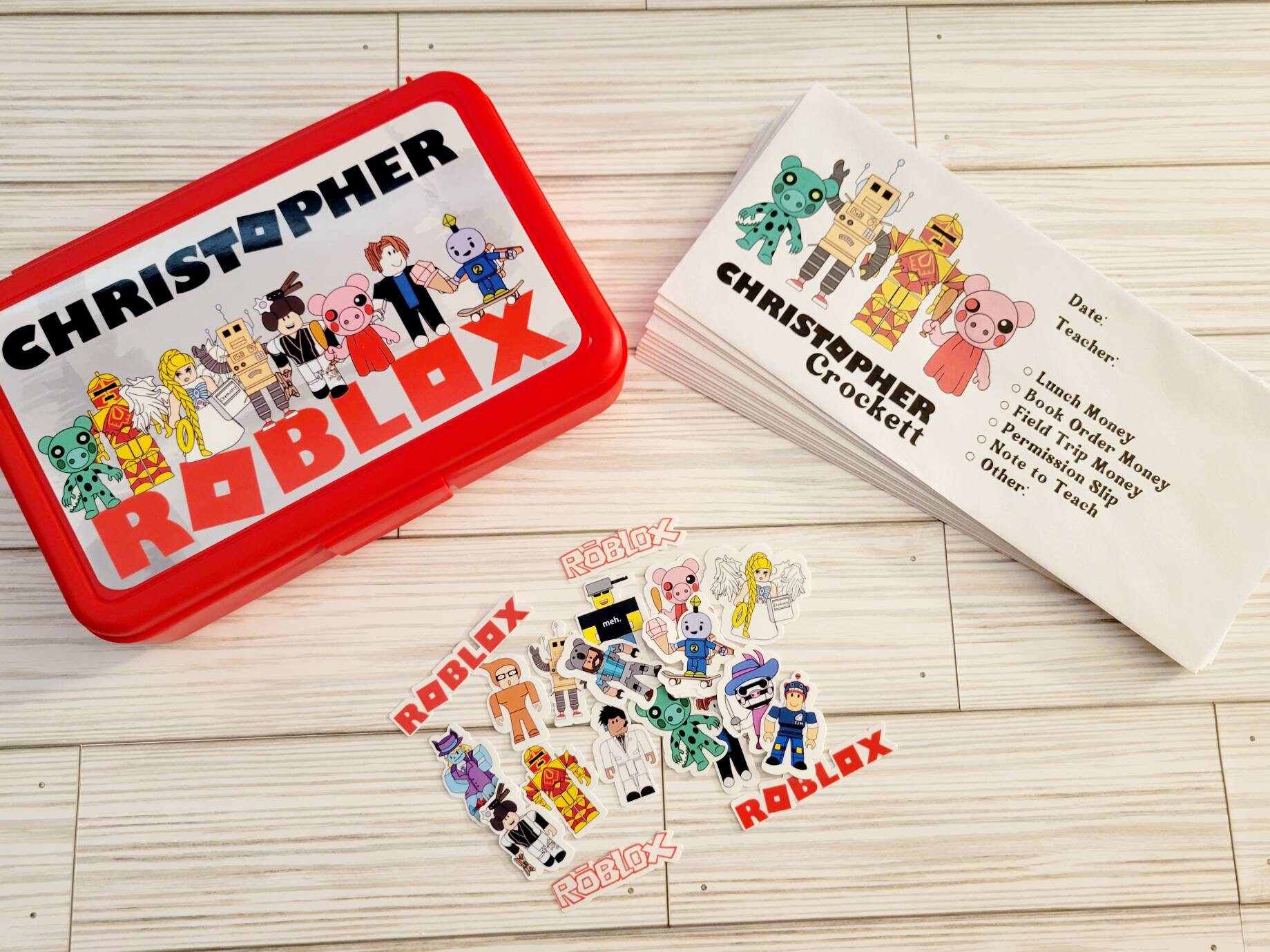 Personalized Roblox Pencil Box Back to School Boy Pencil - Etsy