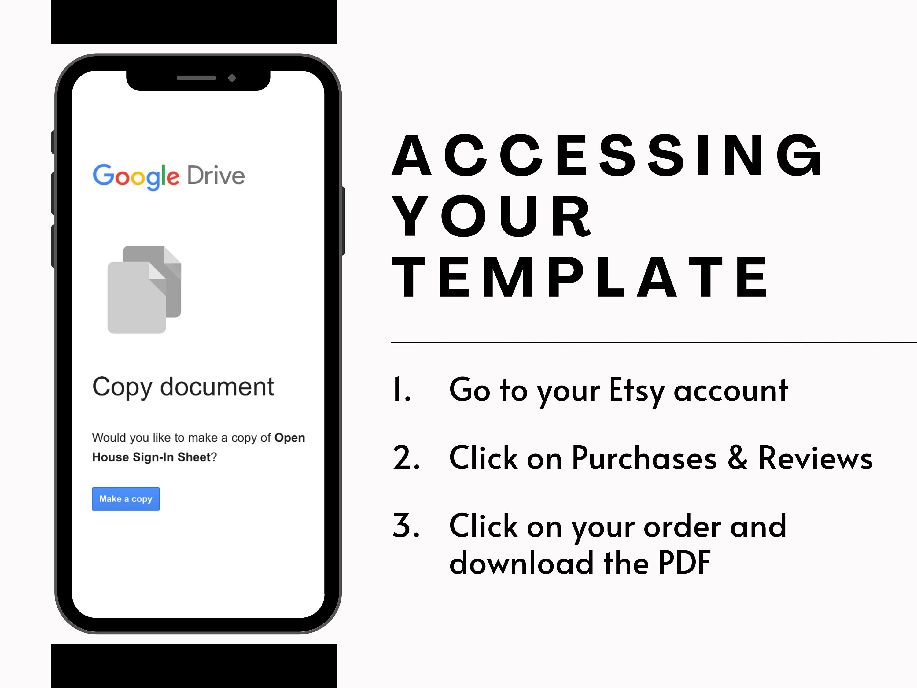 Open House Sign-in Google Form, Customizable Real Estate Lead Sheet ...