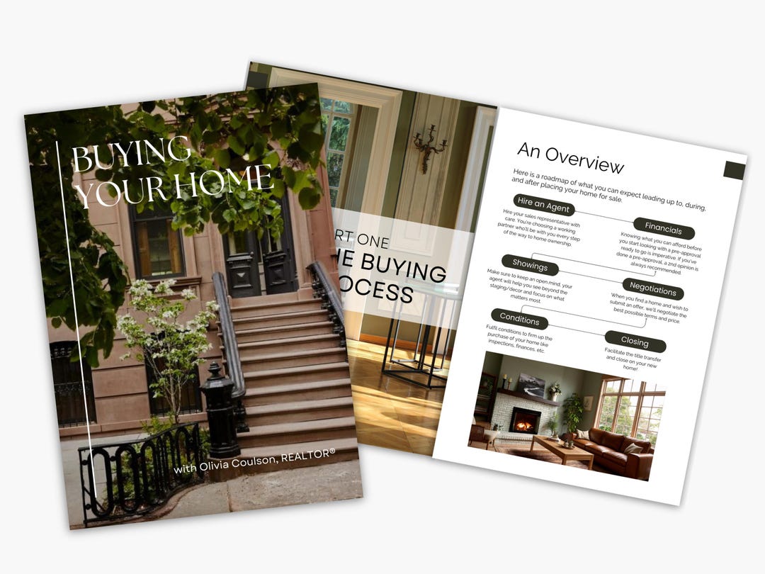 Real Estate Buyer Guide Template | Minimalist Consultation Booklet (PDF ...
