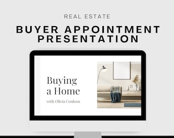 Buyer Presentation Slideshow Canva Template | Customizable Neutral ...