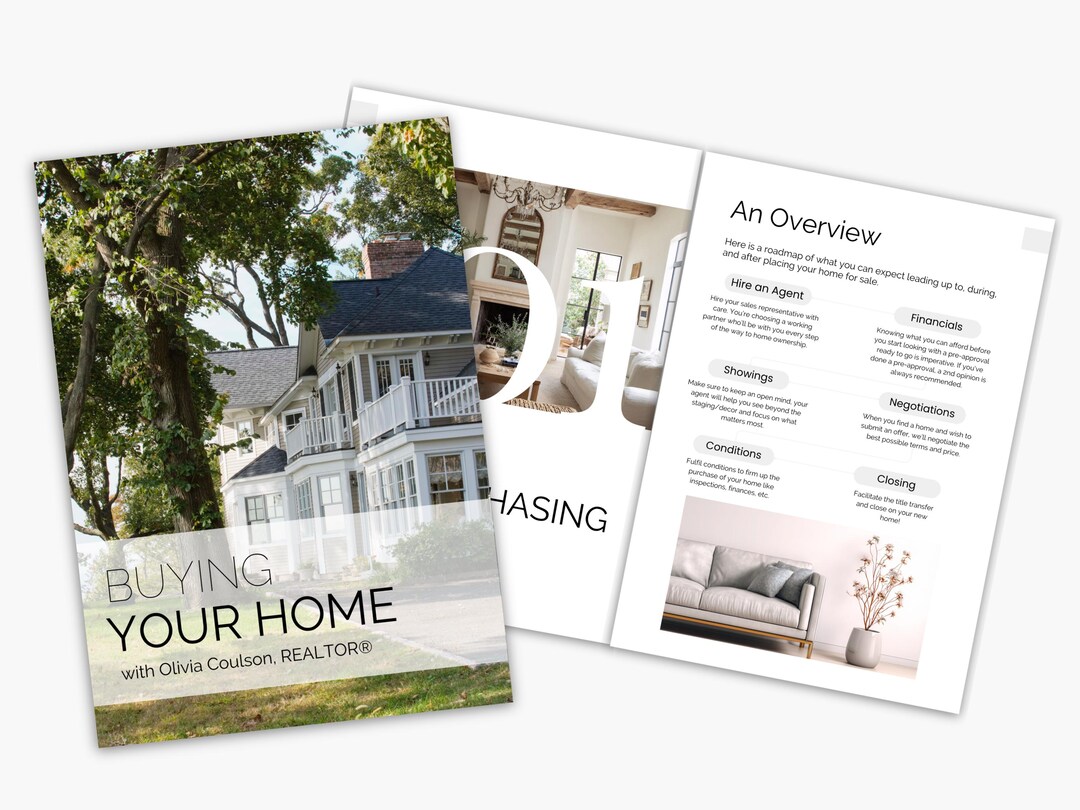 Real Estate Home Buyer Guide Client Handout for Realtor Handbook ...