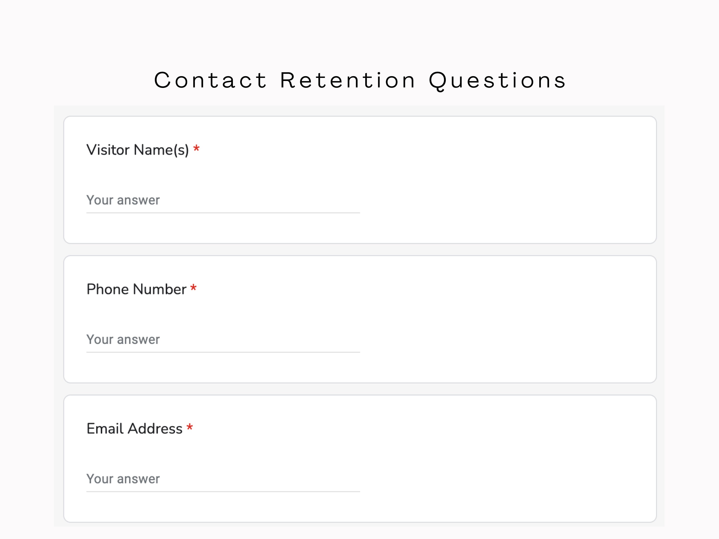 Open House Sign-in Google Form, Customizable Real Estate Lead Sheet ...