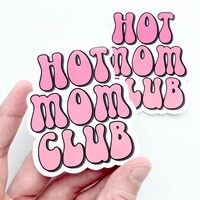 In My Hot Mom Era Holographic Glitter Waterproof Sticker | Mama Sticker ...