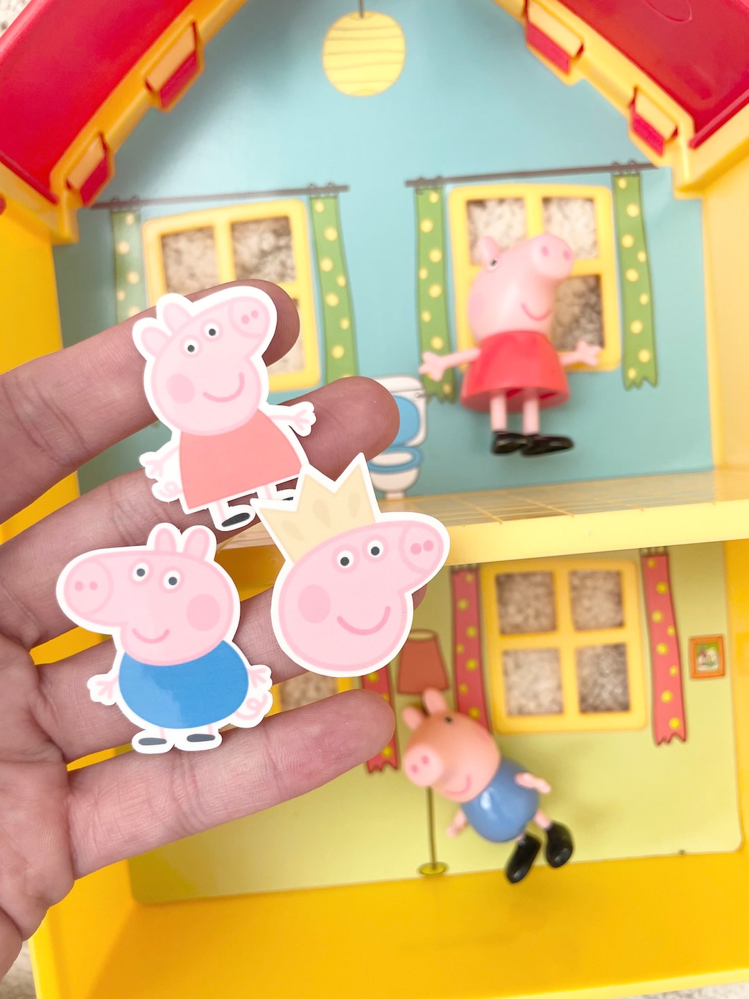 Peppa Pig Stickers - Etsy