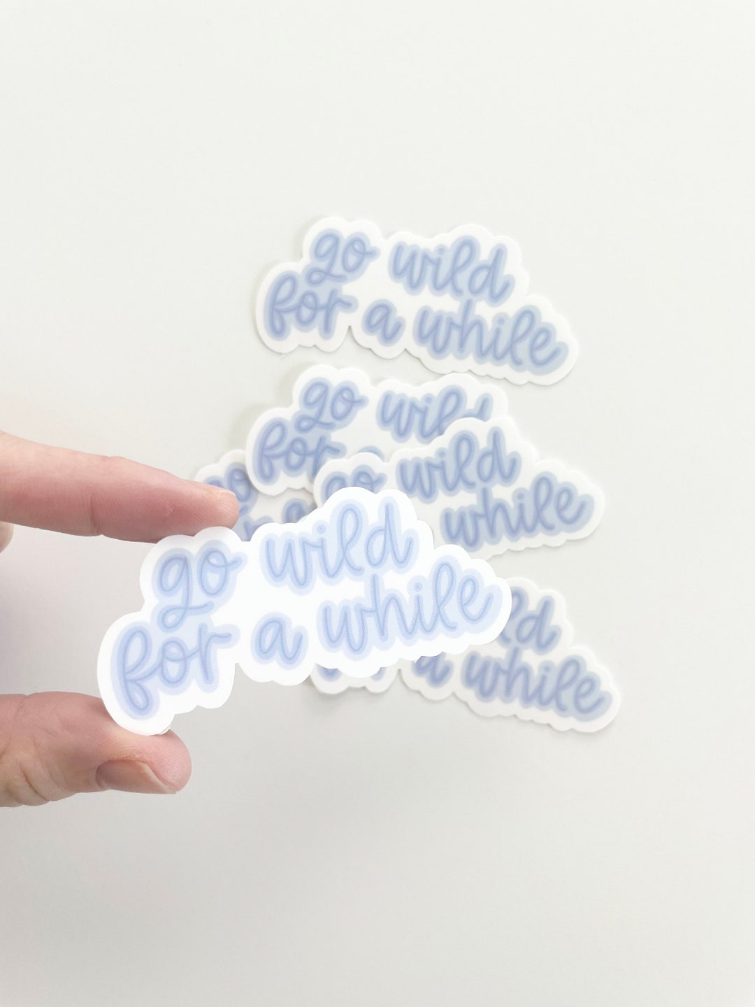 Go Wild for a While Sticker - Etsy