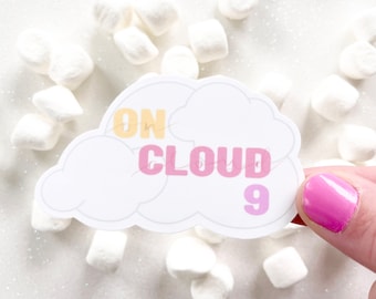On Cloud Nine Sticker Backdrop, We Are on Cloud Nine Welcome to Baby ...