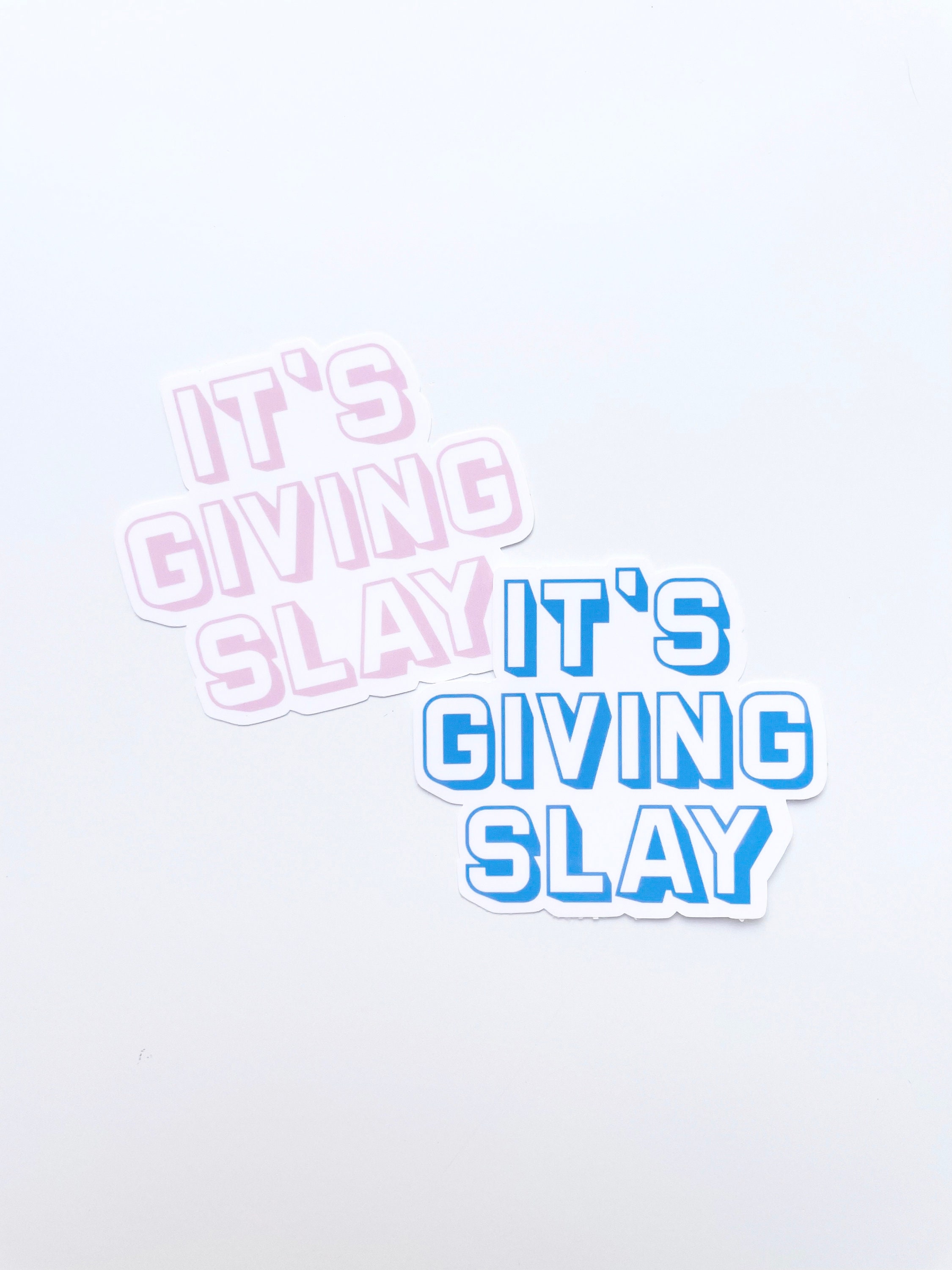 It's Giving Slay Sticker - Etsy