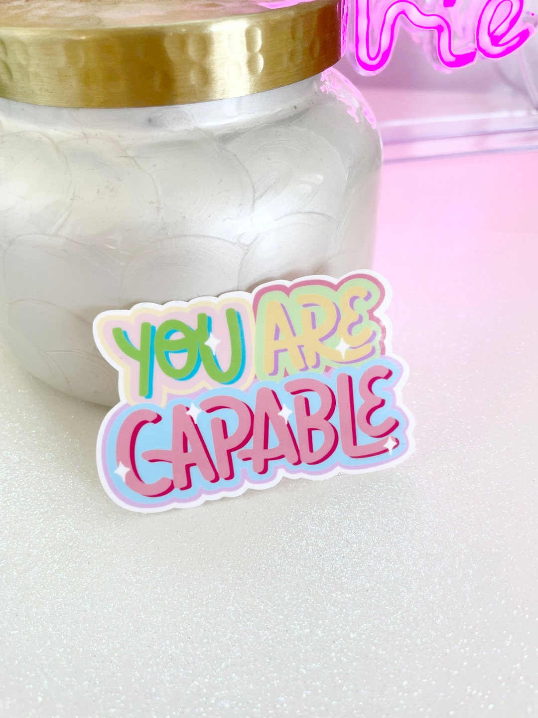 You Are Capable Sticker - Etsy