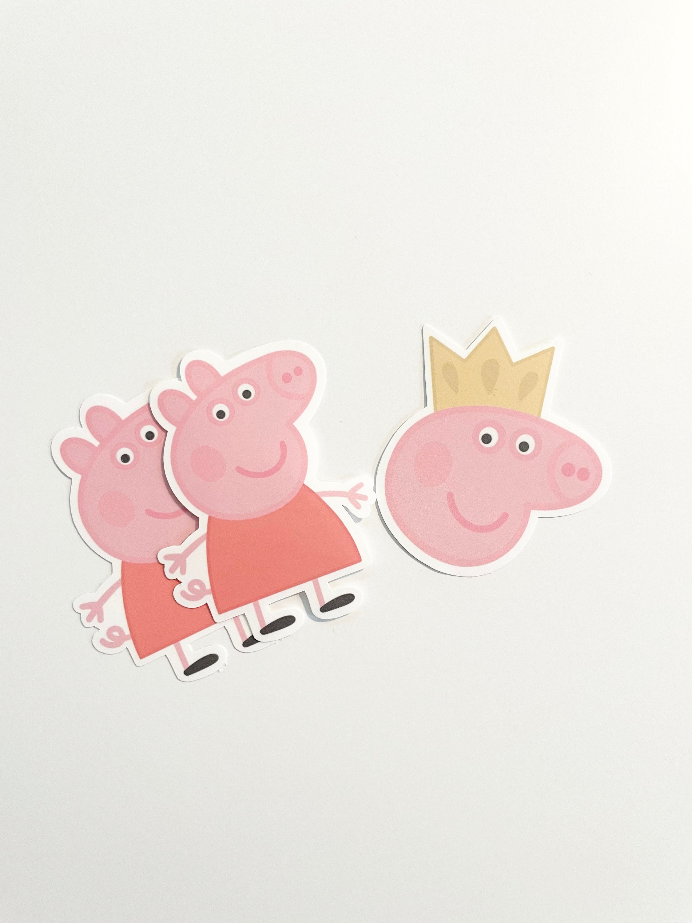 Peppa Pig Stickers - Etsy