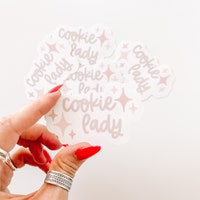 Kawaii Christmas Sugar Cookie Sticker | Kiss-cut Sticker - Etsy