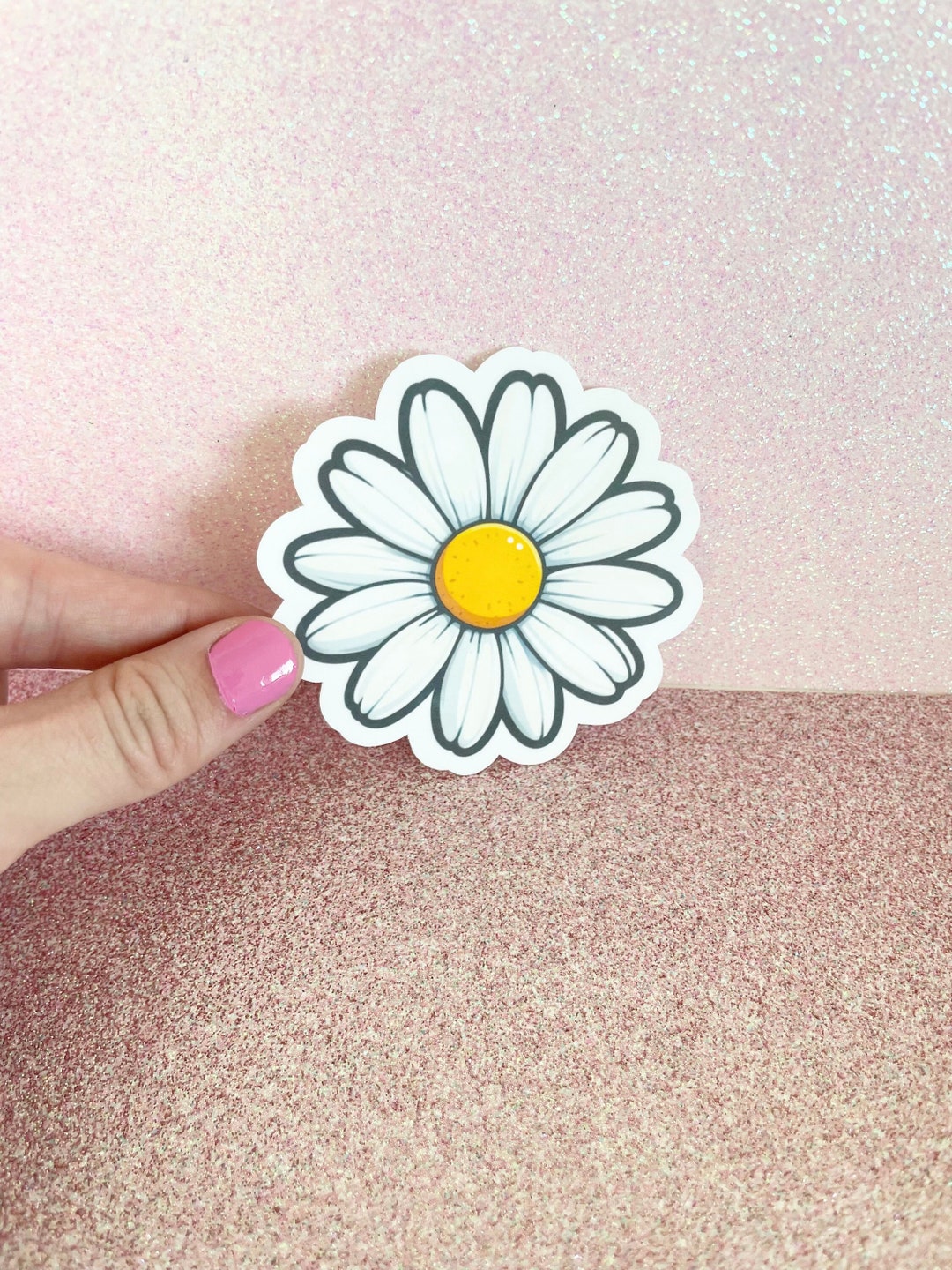 Daisy Sticker - Etsy