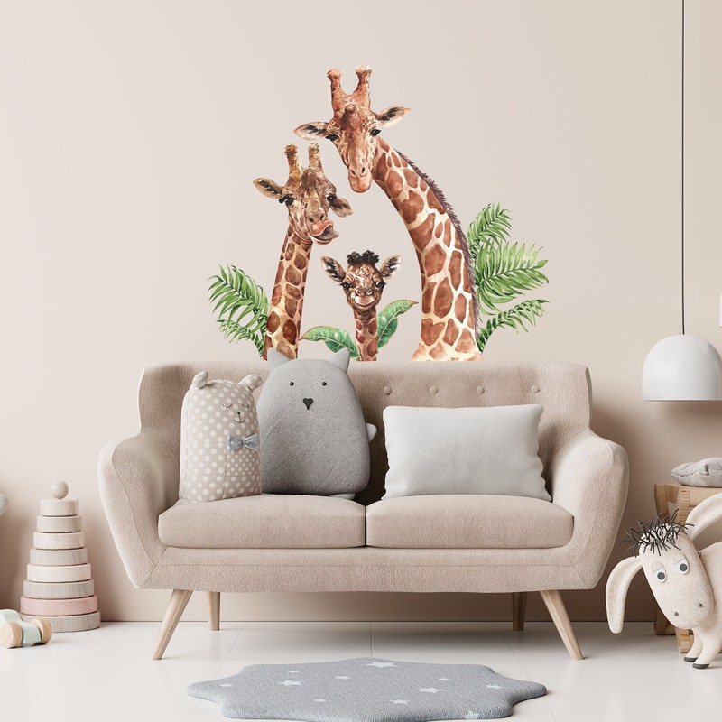 Giraffe Wall Decals - Etsy