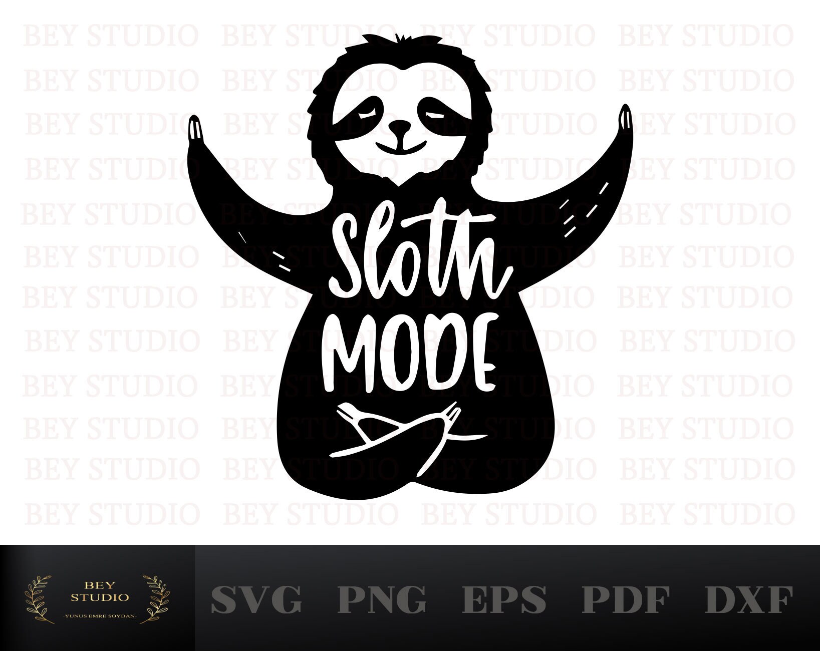 Sloth SVG, Sloth Mode SVG, Lazy SVG, Sloth Quote, Sloth Clipart, Svg ...