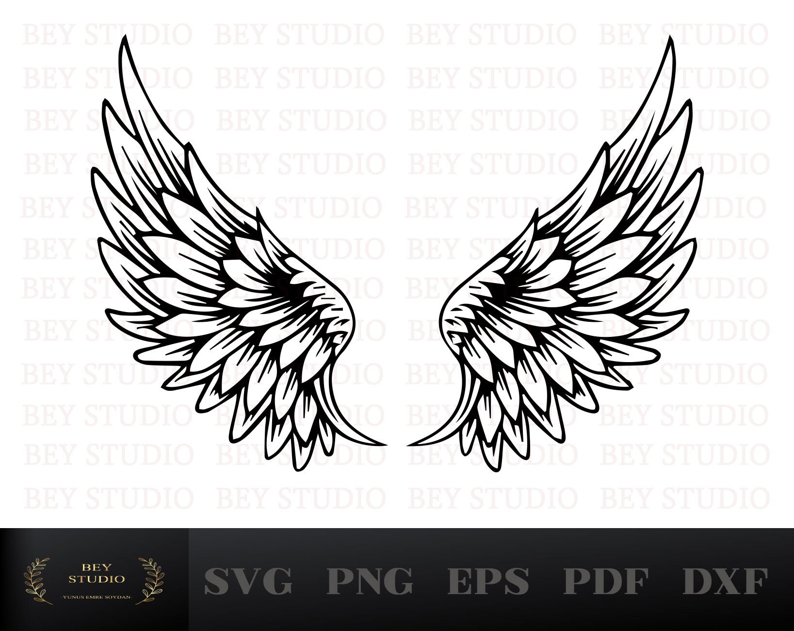 Wings SVG, Svg, Svg Files, Wings PNG, Wings EPS, Wings Dxf, Digital ...