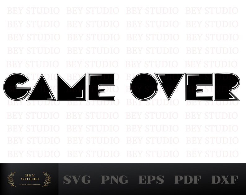 Game Over Svg Gaming Svg Gamer Svg Video Game Svg - Etsy
