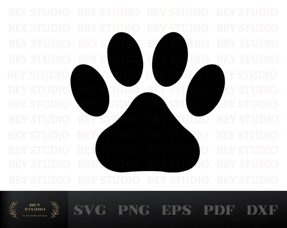 Hundepfote SVG Pfote SVG svg svg eps pdf png dxf | Etsy Schweiz