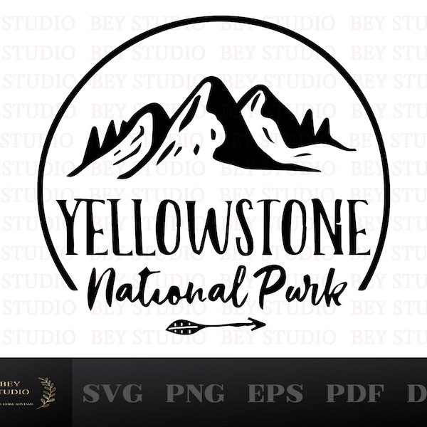 Yellowstone Svg - Etsy