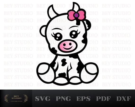 Cow Svg Farm Animal Svg Baby Cow Svg Animal Svg Cute Cow Svg - Etsy