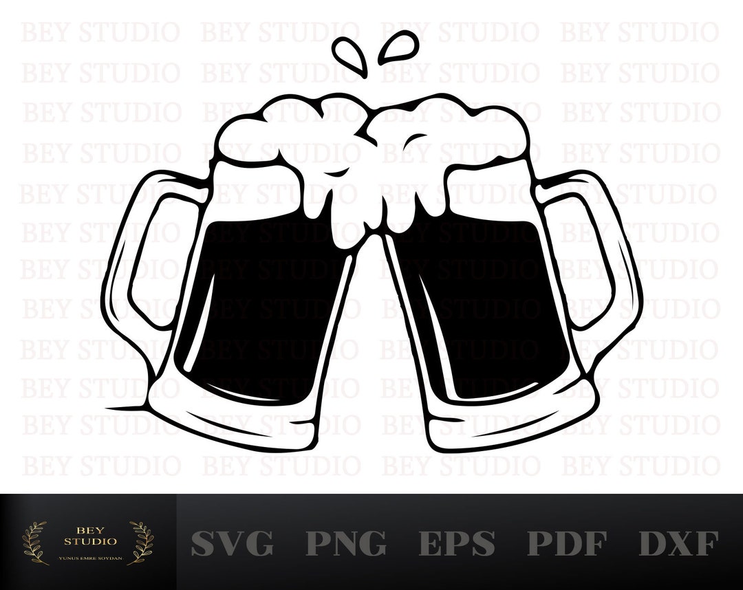Beer SVG Beers Cheers SVG Beer Clip Art Vector Beer Clipart Beer Cricut ...