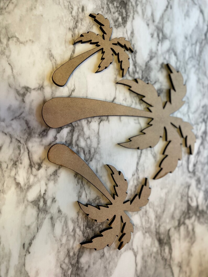 Wooden Palm Tree| Palm Tree Blank| Beach Wood Blank| Palm Tree Svg ...