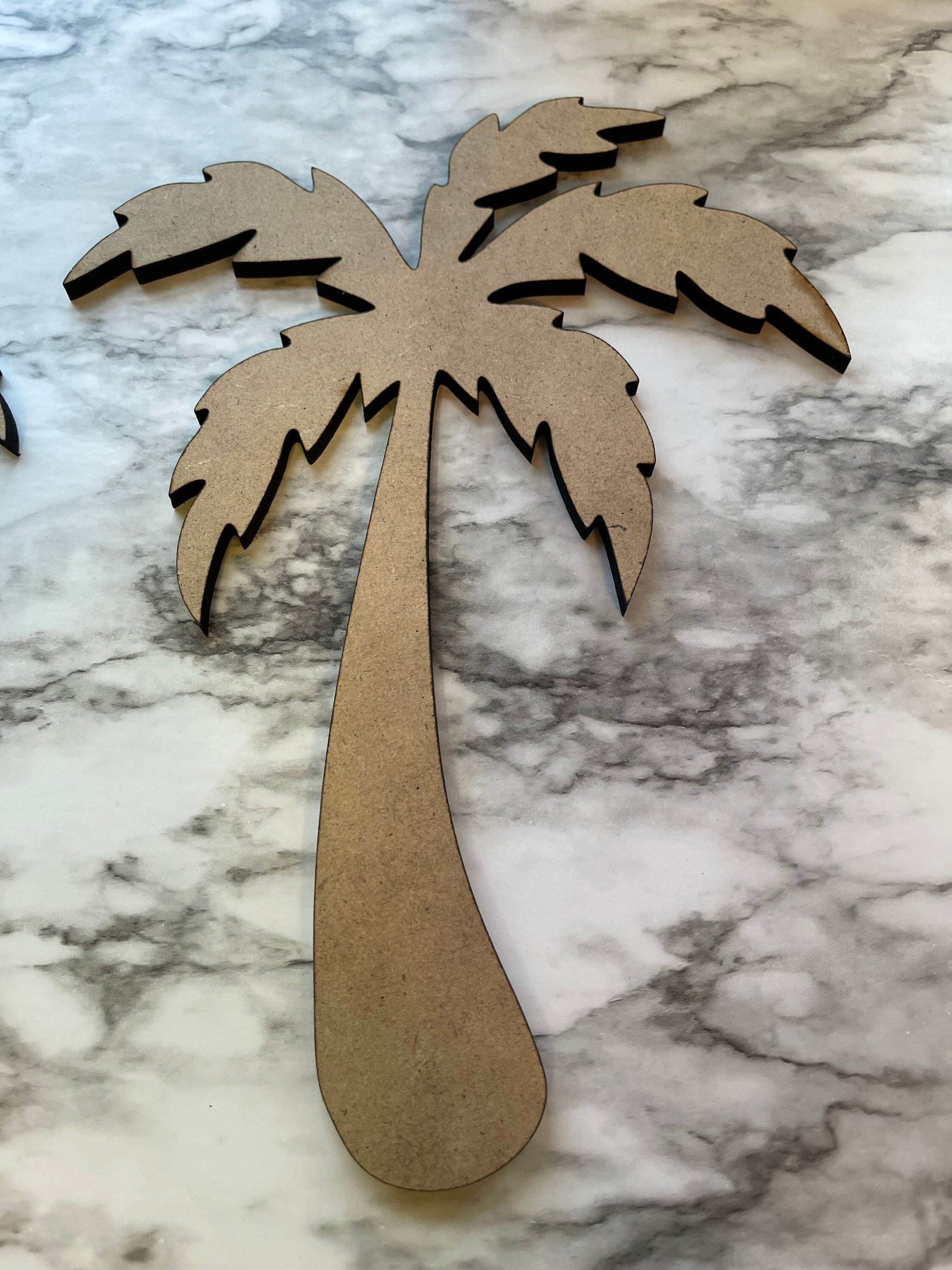 Wooden Palm Tree| Palm Tree Blank| Beach Wood Blank| Palm Tree Svg ...