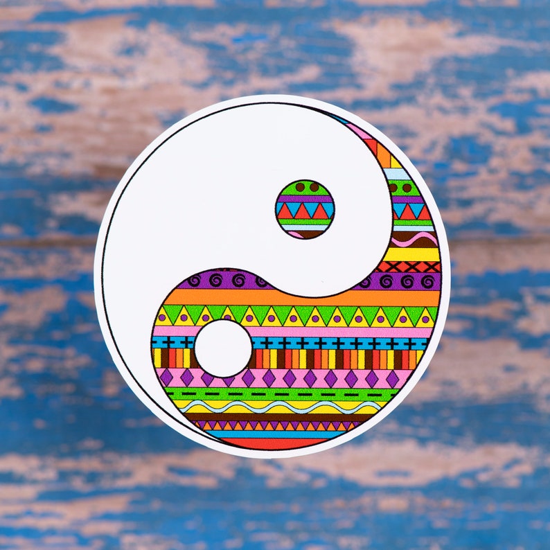 Sticker Yin Yang Decal for Car Sticker Hippie Decor Summer Aesthetic ...