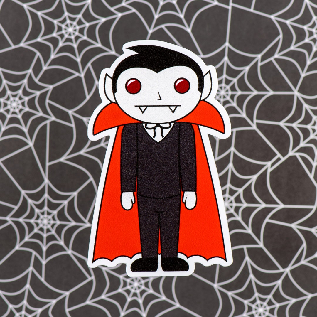 Vampire Sticker, Gothic Sticker, Reader Gift, Classic Literature ...