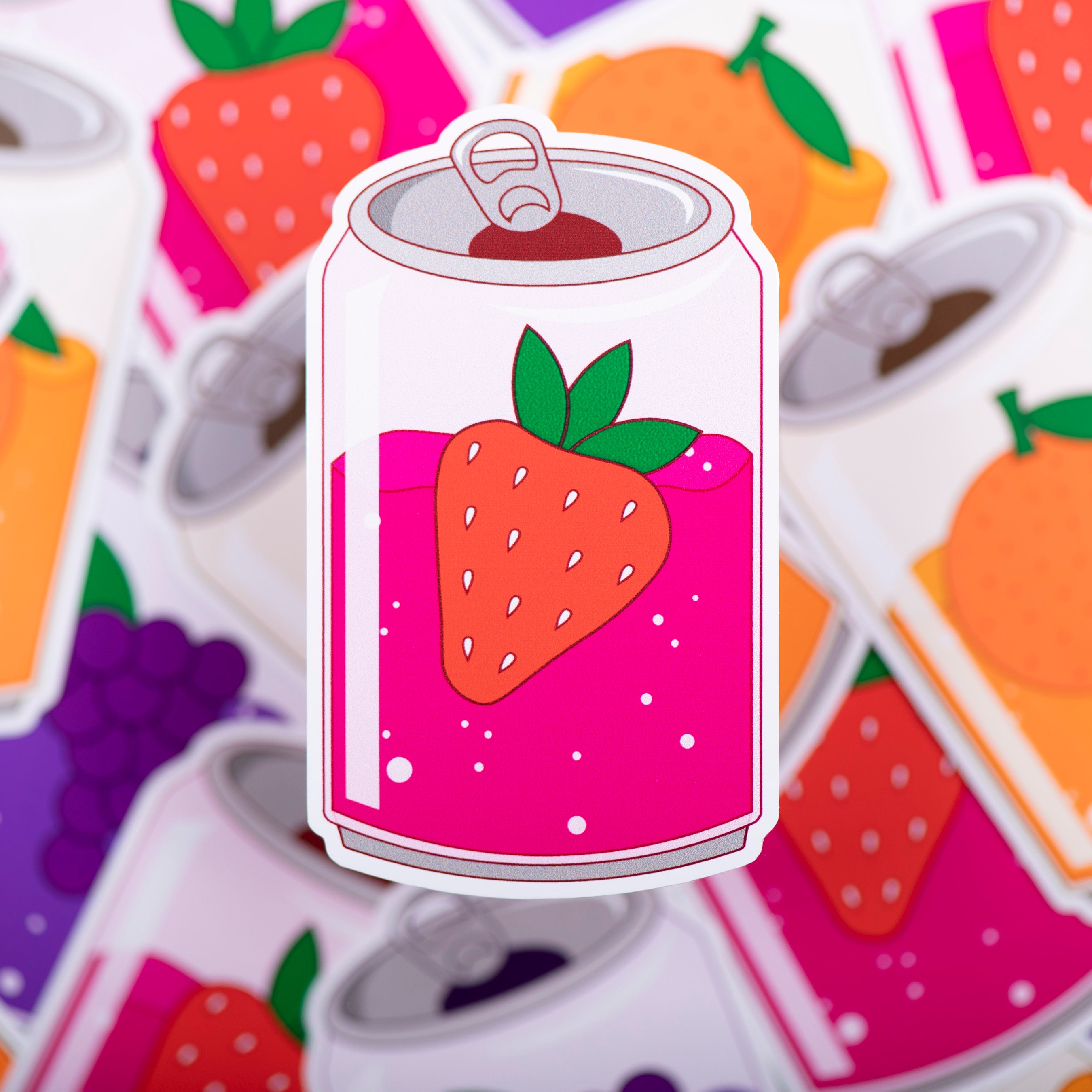 Sticker Kawaii Aesthetic Cute Fruit Sticker Retro Decor Strawberry ...