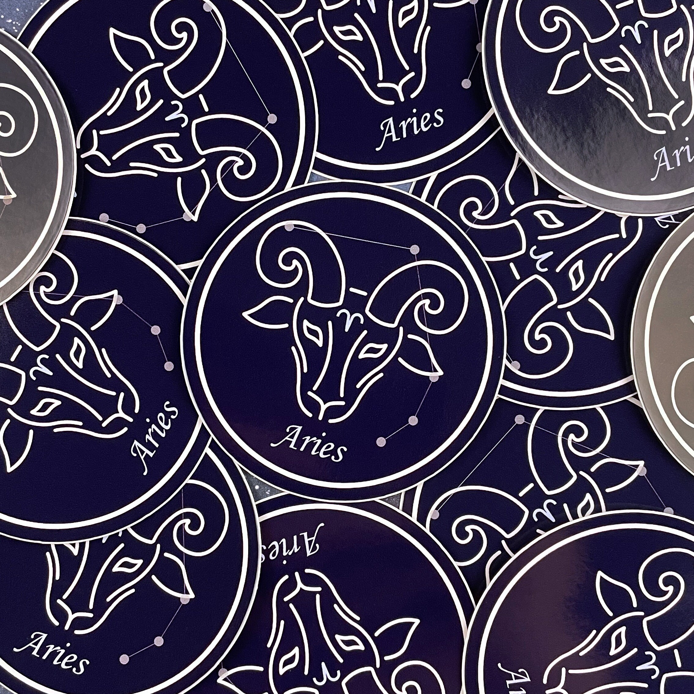 Aries Zodiac Sticker, Zodiac Sign Sticker, Astrology Gift ...