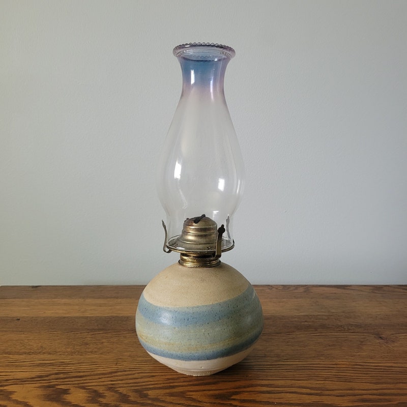 Pottery Oil Lamp - Etsy