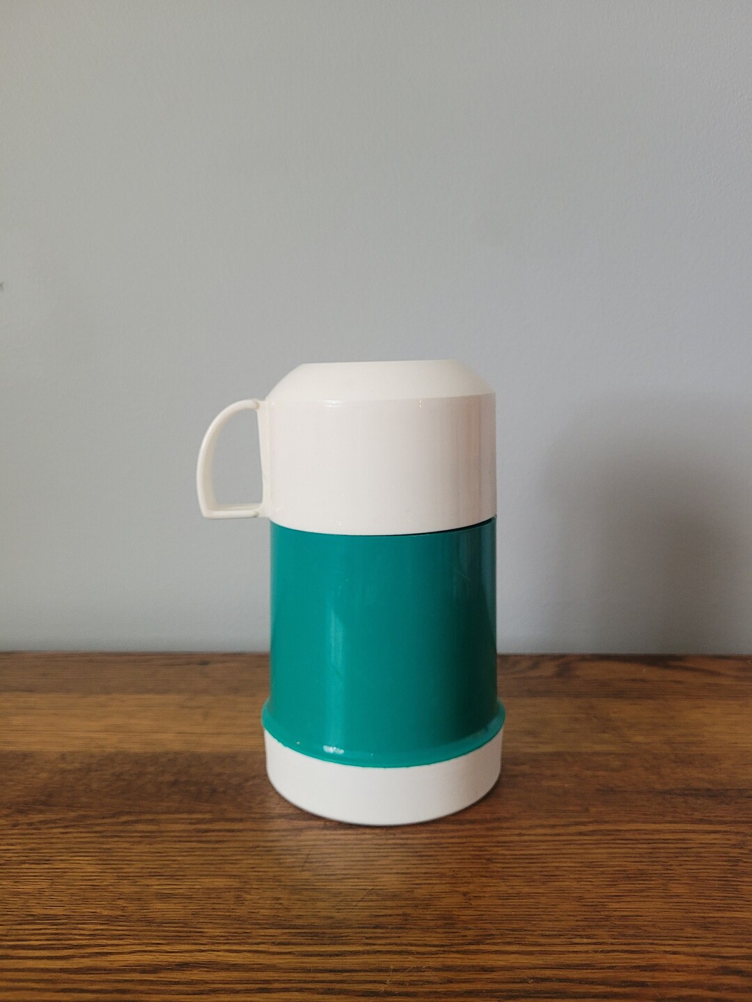 Vintage Green and Cream Thermos 10 Oz Insulated Food Jar Hot or Cold - Etsy