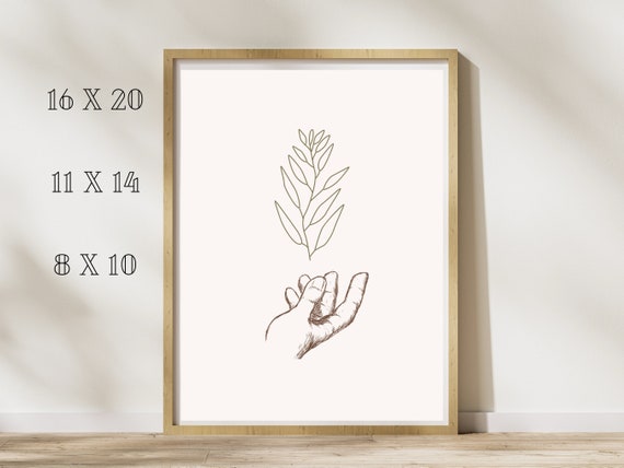 Neutral Boho Design Boho Canvas Print Digital Print | Etsy