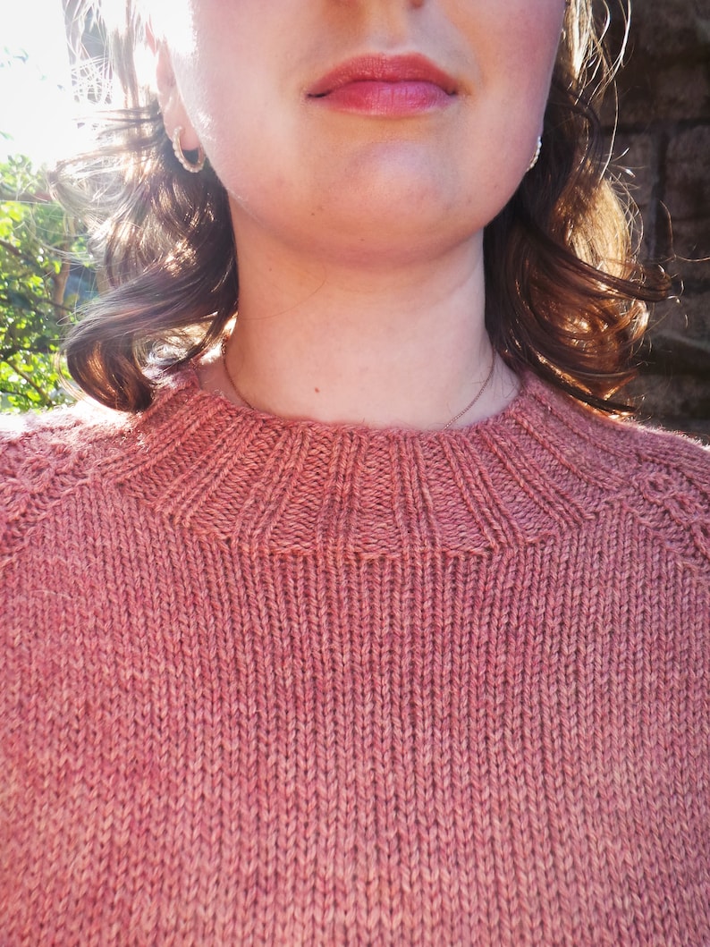 Raglan Top Down Aran Sweater Pattern With Dramatic Lace Sleeves ...