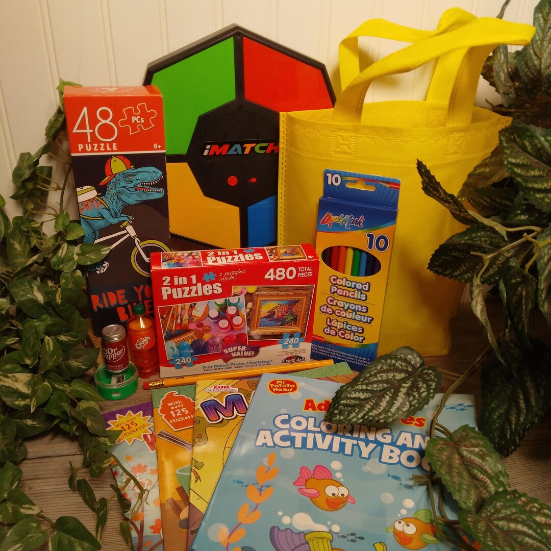 Child Comfort Care Bag Get Well Wellness Activities Essentials Beat the ...