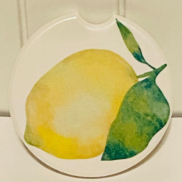 Lemon Coasters - Etsy
