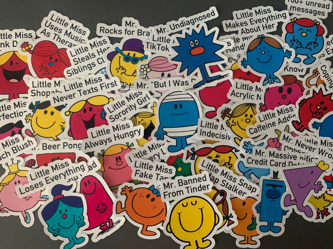 Little Miss Sticker Bundle - Etsy